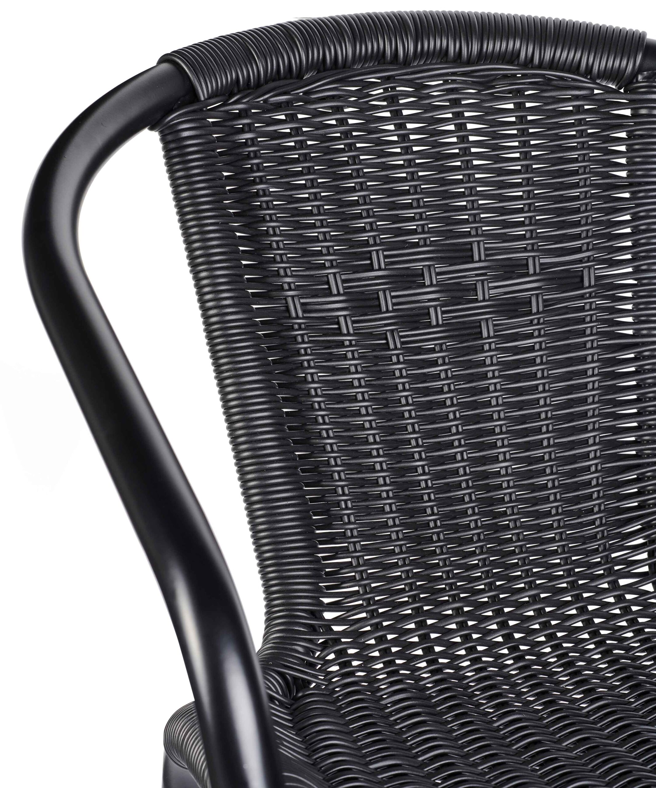 Black Wicker Armchair – BlueBell
